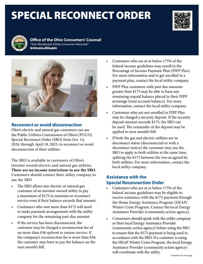 Ohio offers assistance to those facing utility disconnection - Legal ...